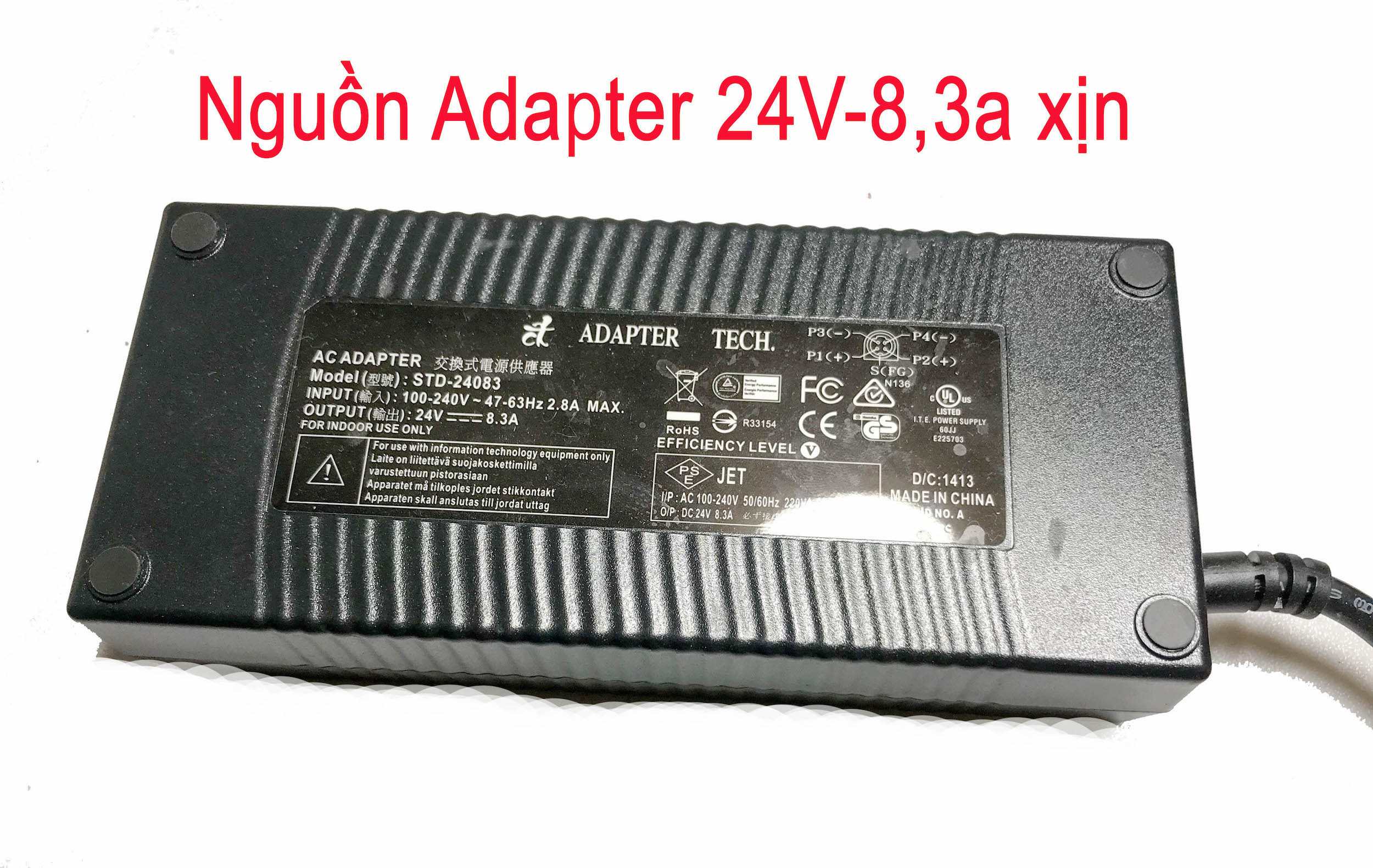 Nguồn Adapter 24V-8,3A,
